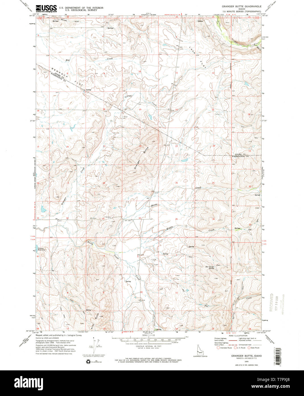 Map of granger hi-res stock photography and images - Alamy