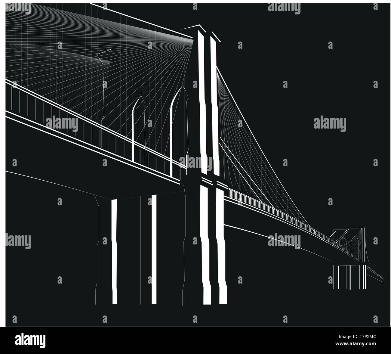 Brooklyn bridge Stock Vector Images - Alamy
