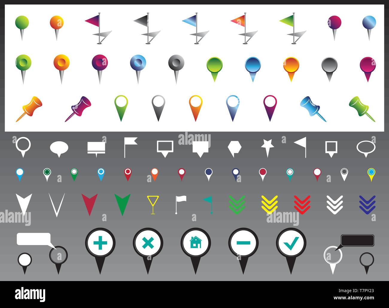 Navigation marks Stock Vector Images - Alamy