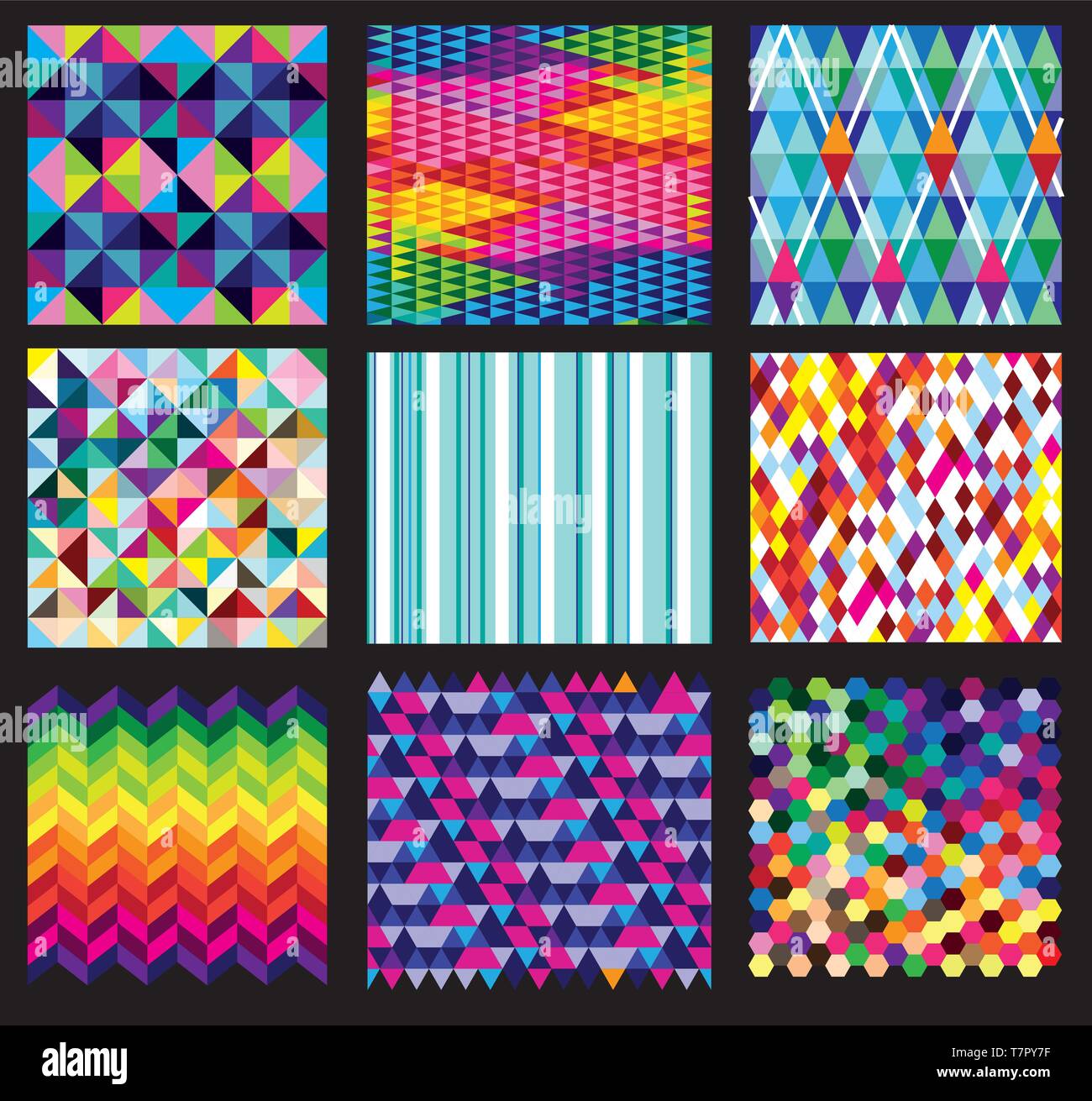 Seamless Puzzle Patterns Stock Vector Images - Alamy