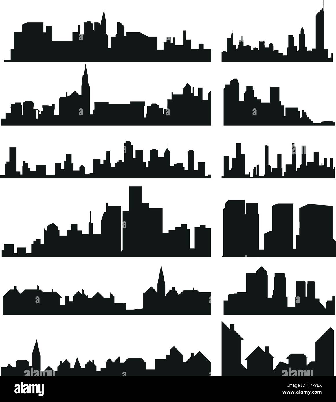 Profile image building Stock Vector Images - Alamy