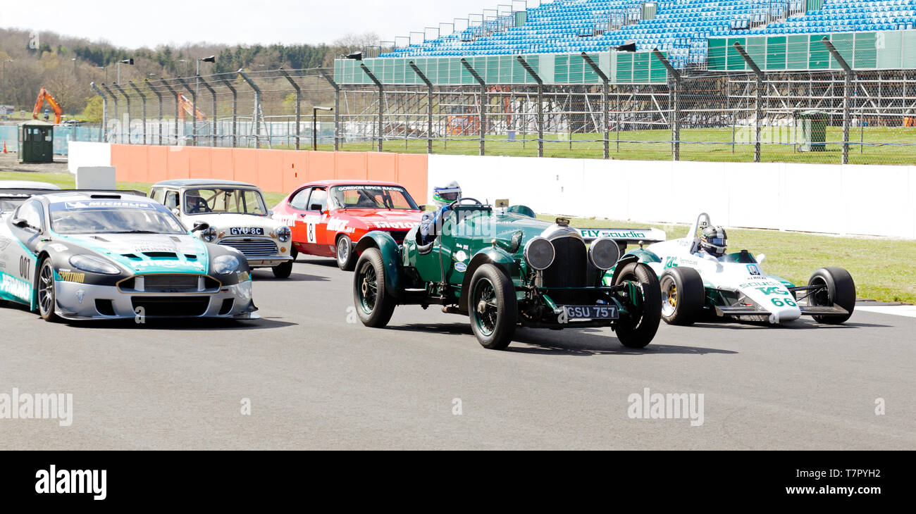 Historic Race Cars from Different eras, and different types, on a ...