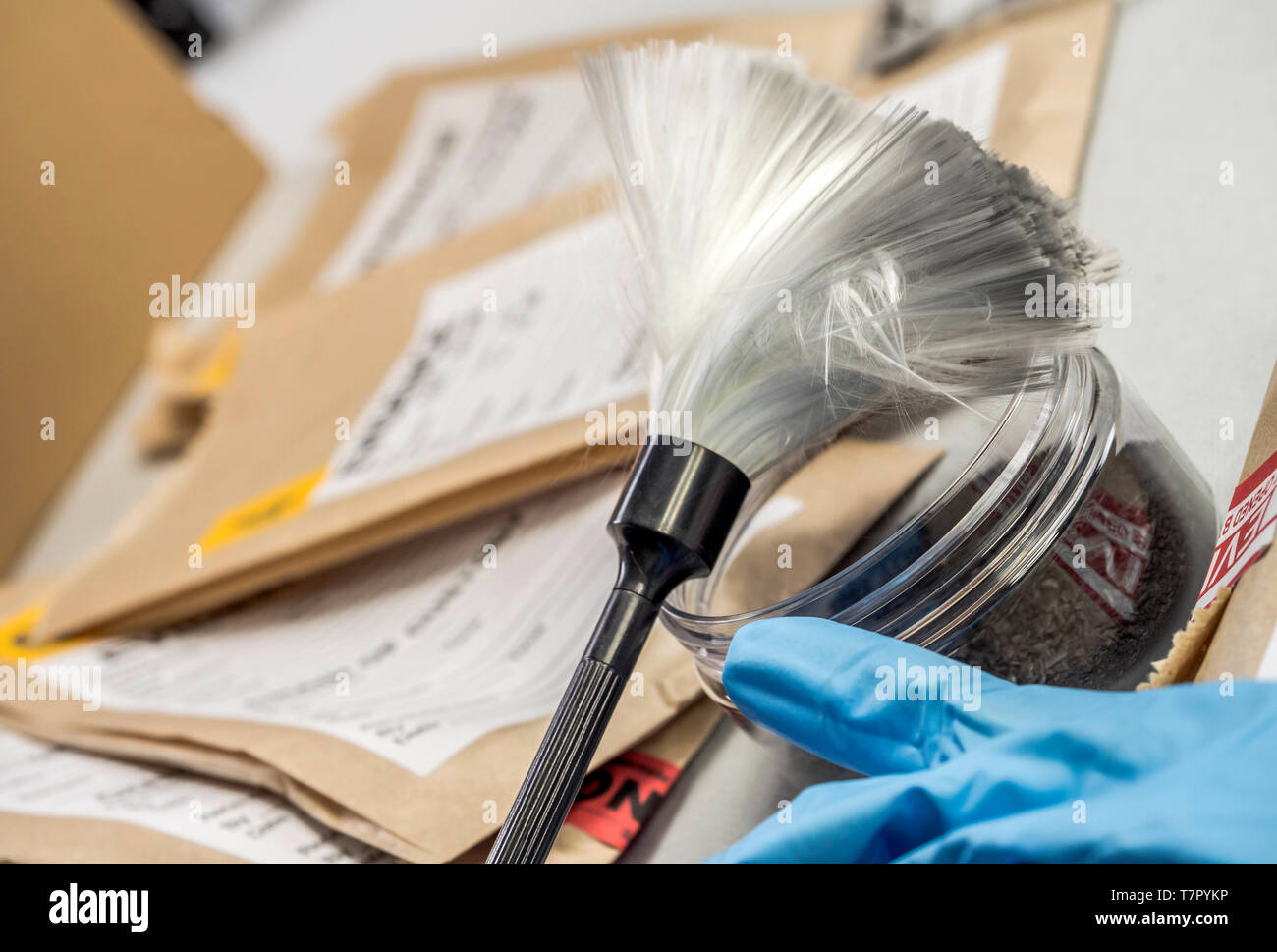 Police record along with some forensic evidence of murder at ...