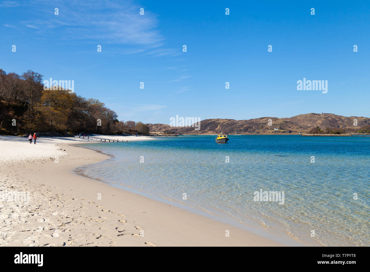 Silver Sands of Morar beach Scotland Stock Photo - Alamy