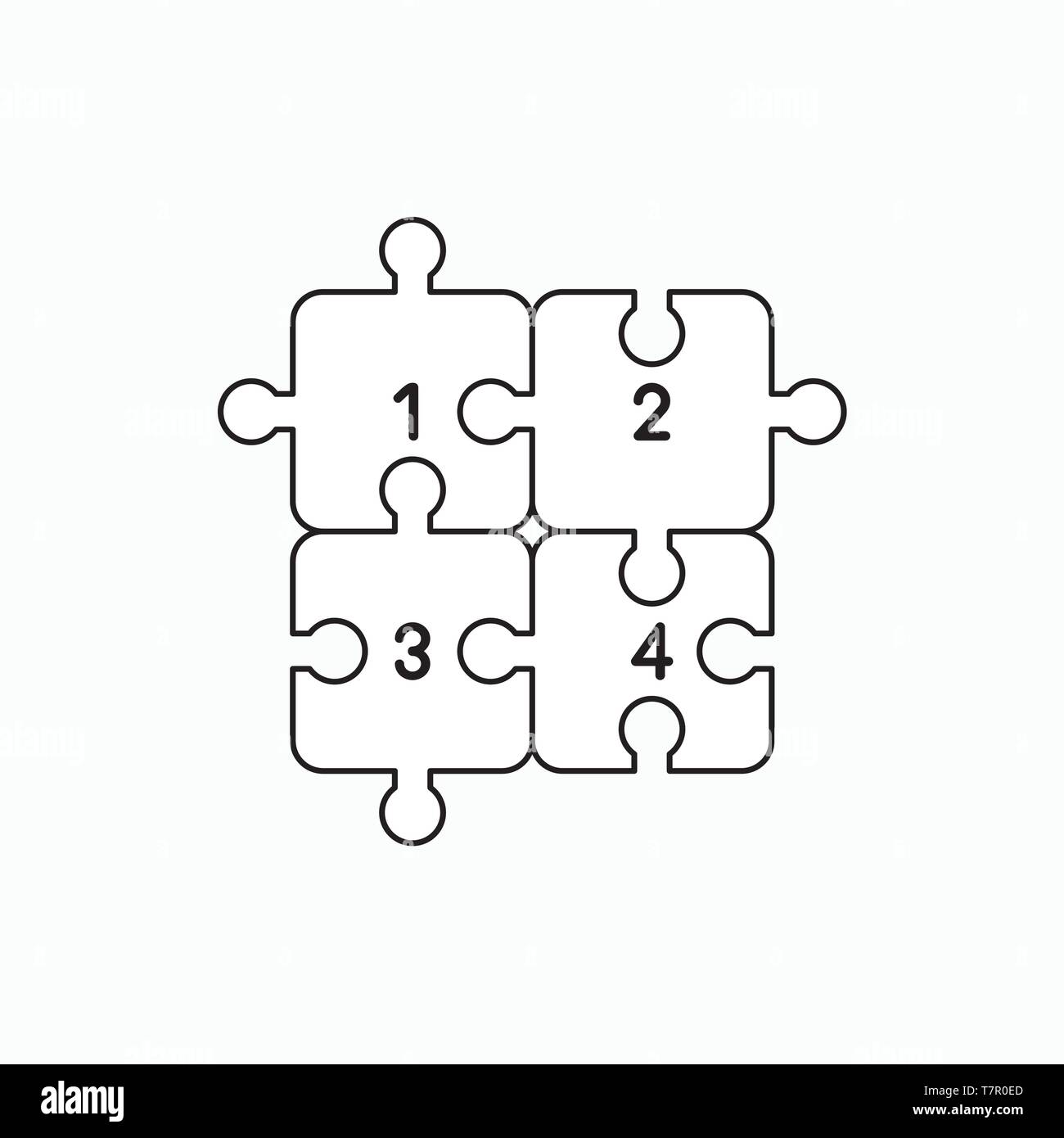 Victory jigsaw Stock Vector Images - Alamy