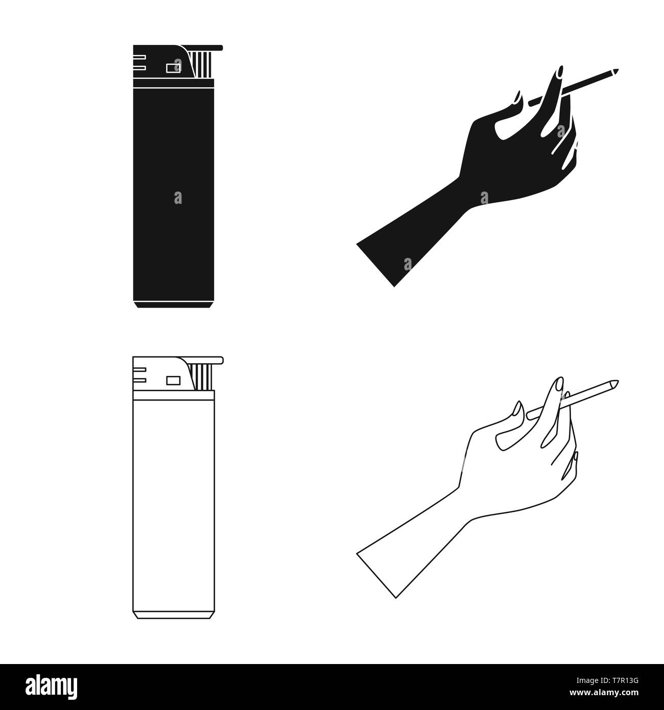 Burn Finger Stock Vector Images - Alamy