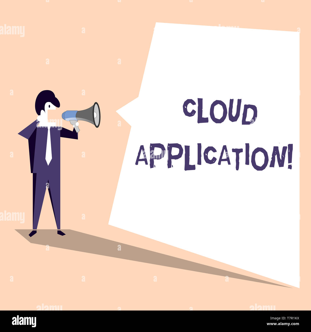 Handwriting text Cloud Application. Conceptual photo the software ...