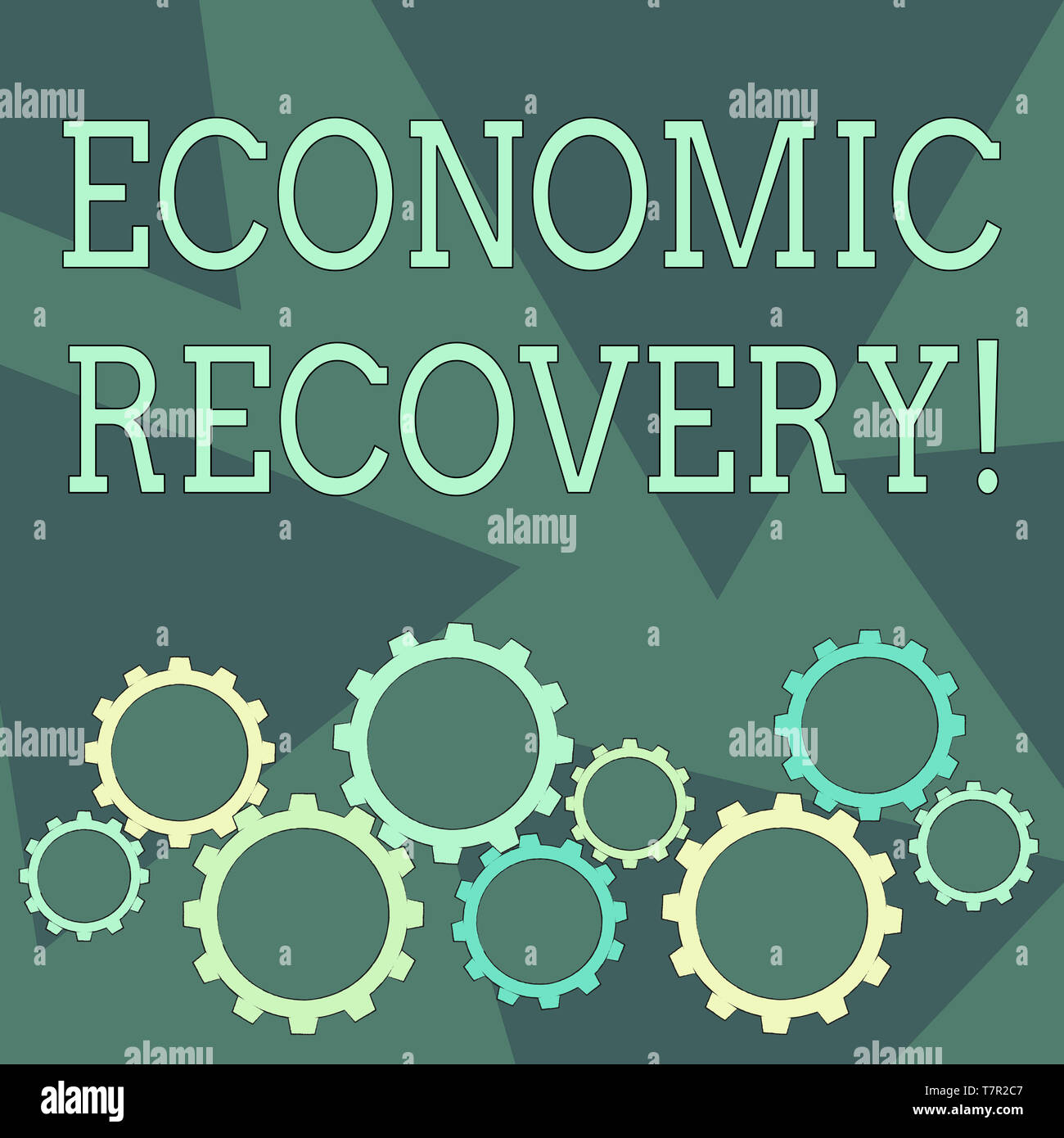 Conceptual hand writing showing Economic Recovery. Concept meaning rise ...