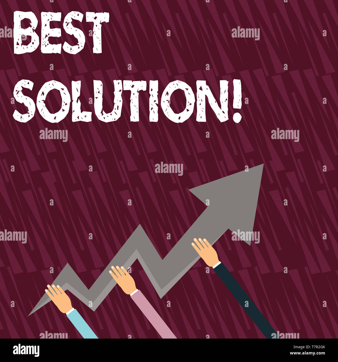 Text sign showing Best Solution. Business photo showcasing Alternative ...