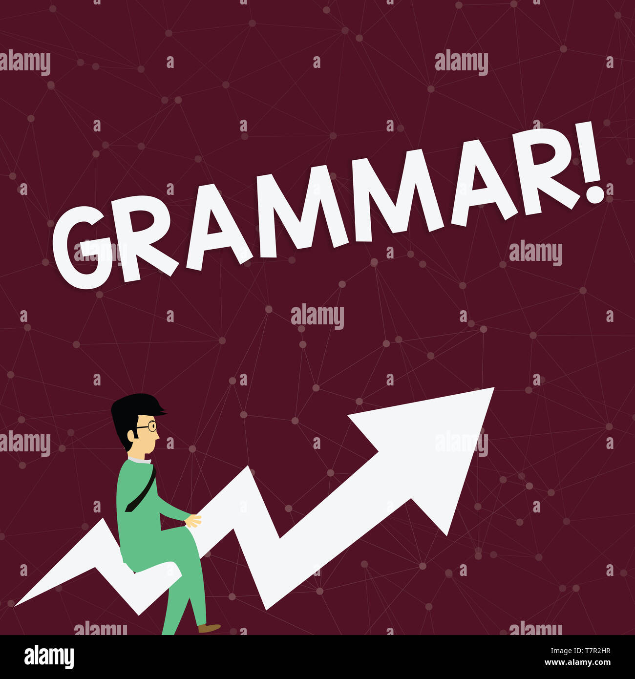 Handwriting text Grammar. Conceptual photo whole system structure ...