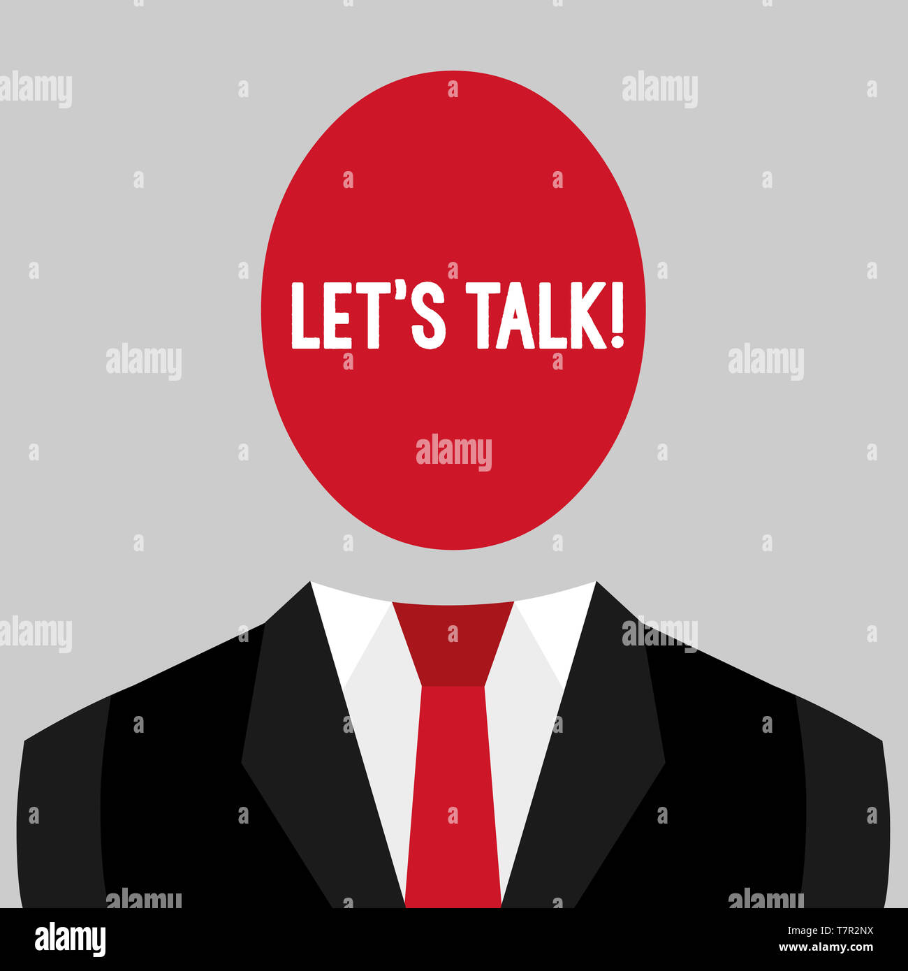 Writing note showing Let S Talk. Business concept for they are ...