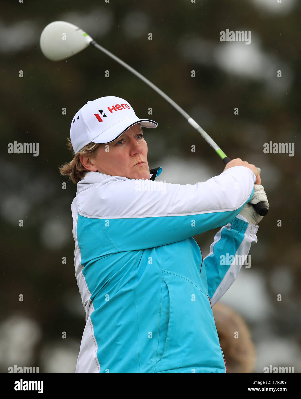 Clare Balding during the Pro-Am of the Betfred British Masters at ...