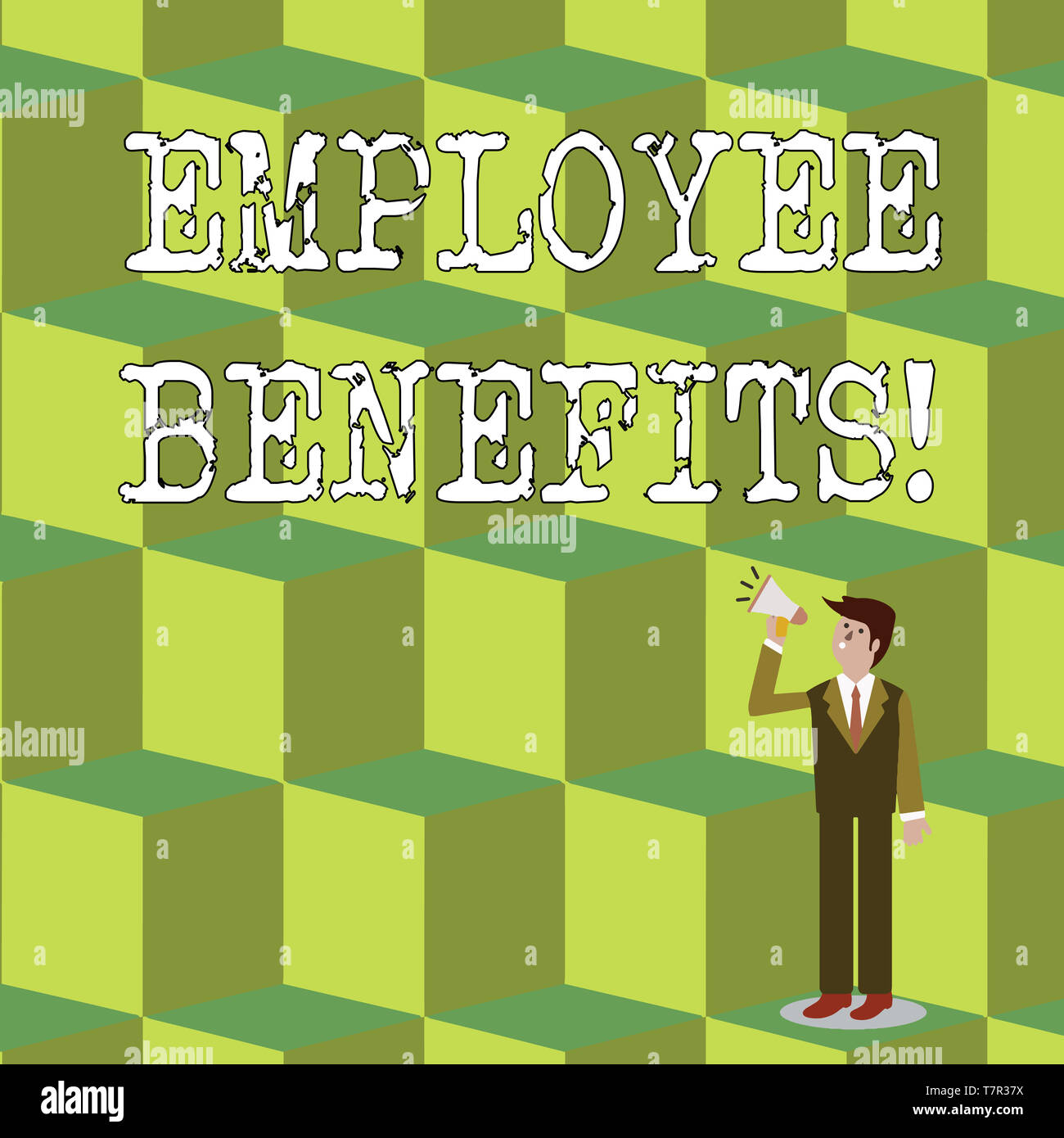 Handwriting text Employee Benefits. Conceptual photo payments made to ...