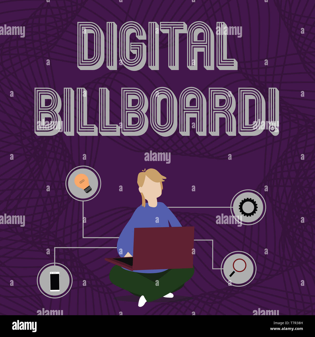 Word writing text Digital Billboard. Business photo showcasing ...