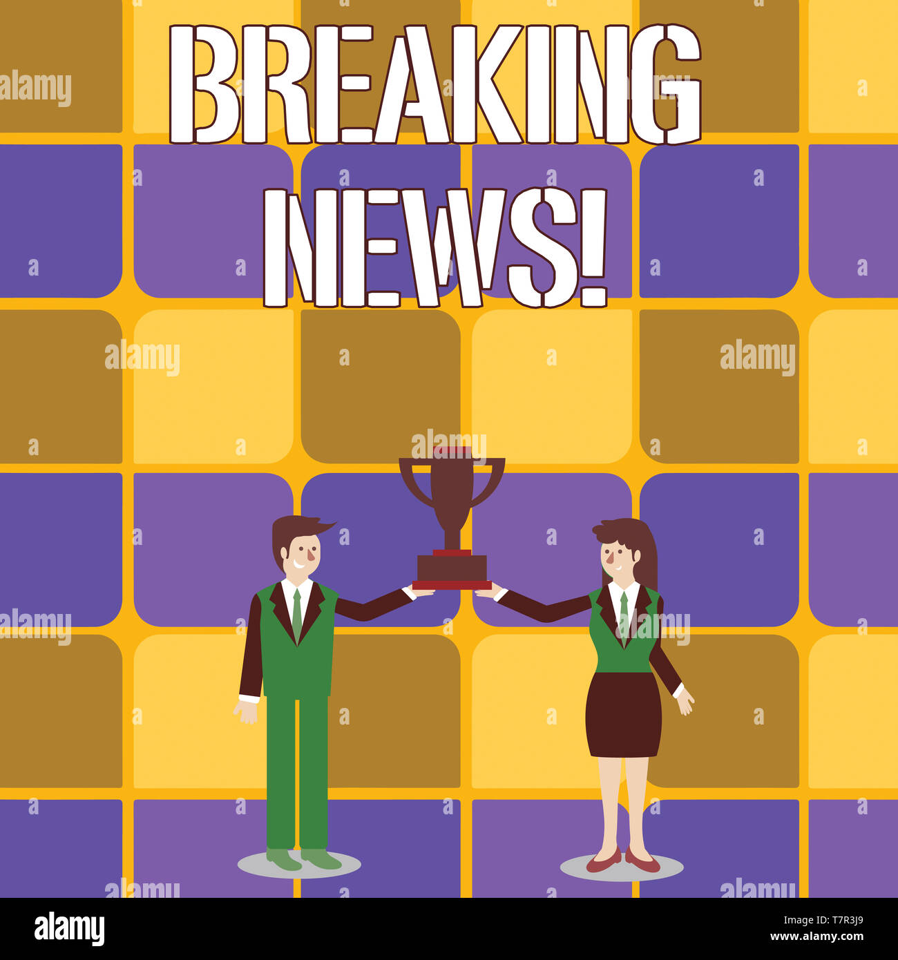 Conceptual hand writing showing Breaking News. Concept meaning Newly ...