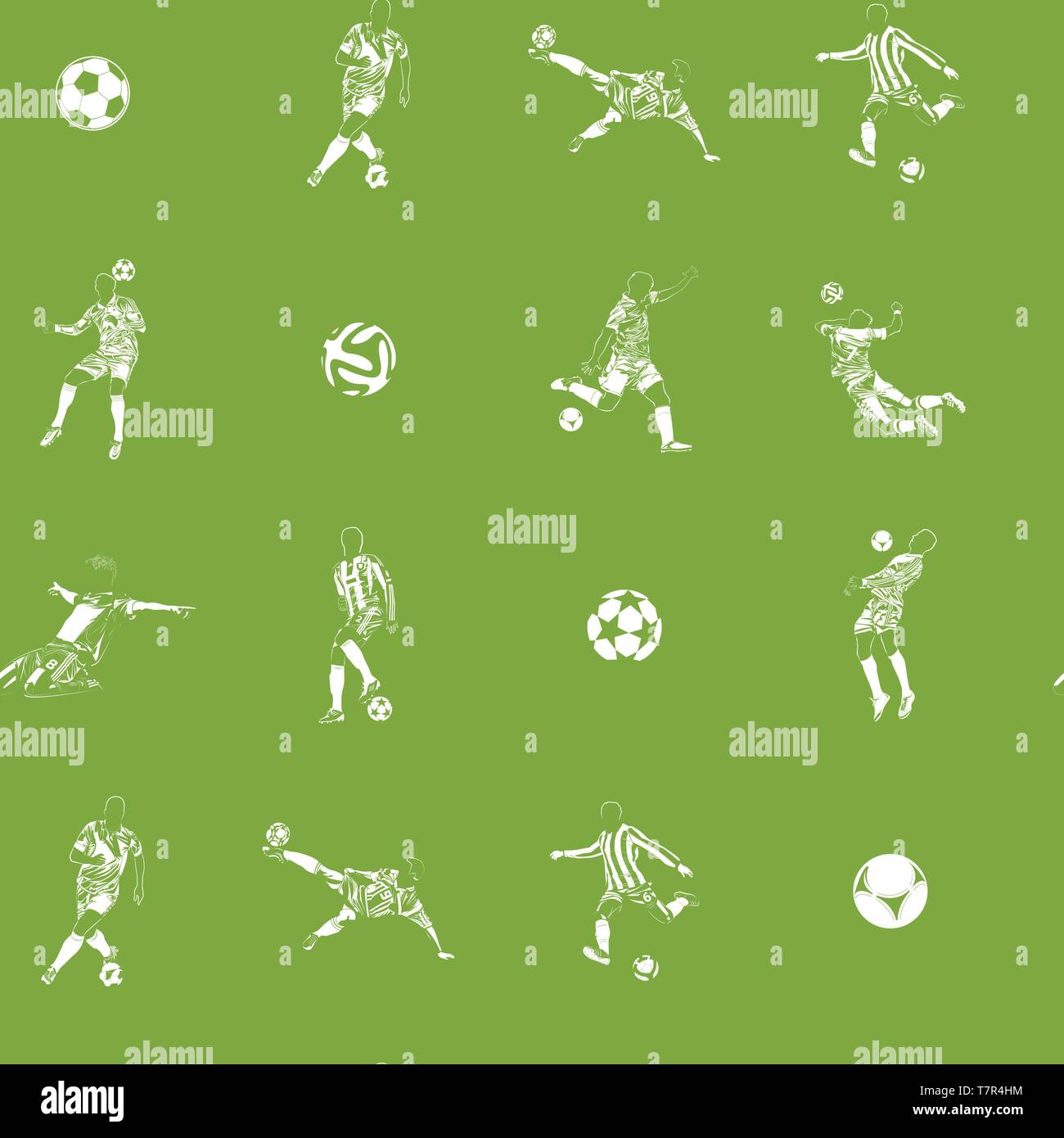 Football player set Stock Vector Images - Alamy