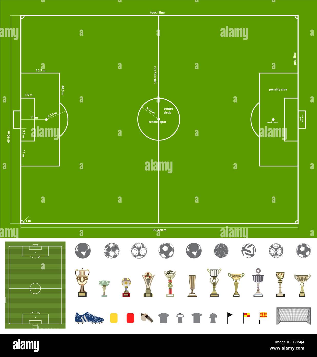 Soccer outfit Stock Vector Images - Alamy