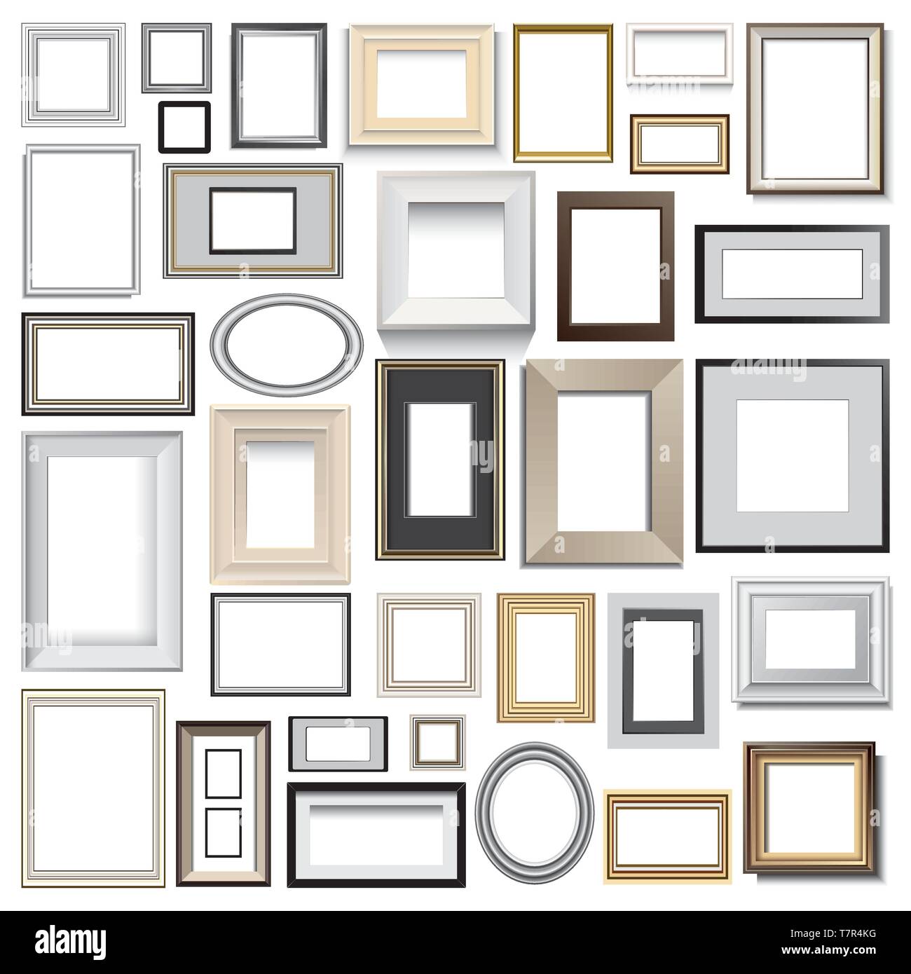 Oval picture frames antique hi-res stock photography and images - Alamy