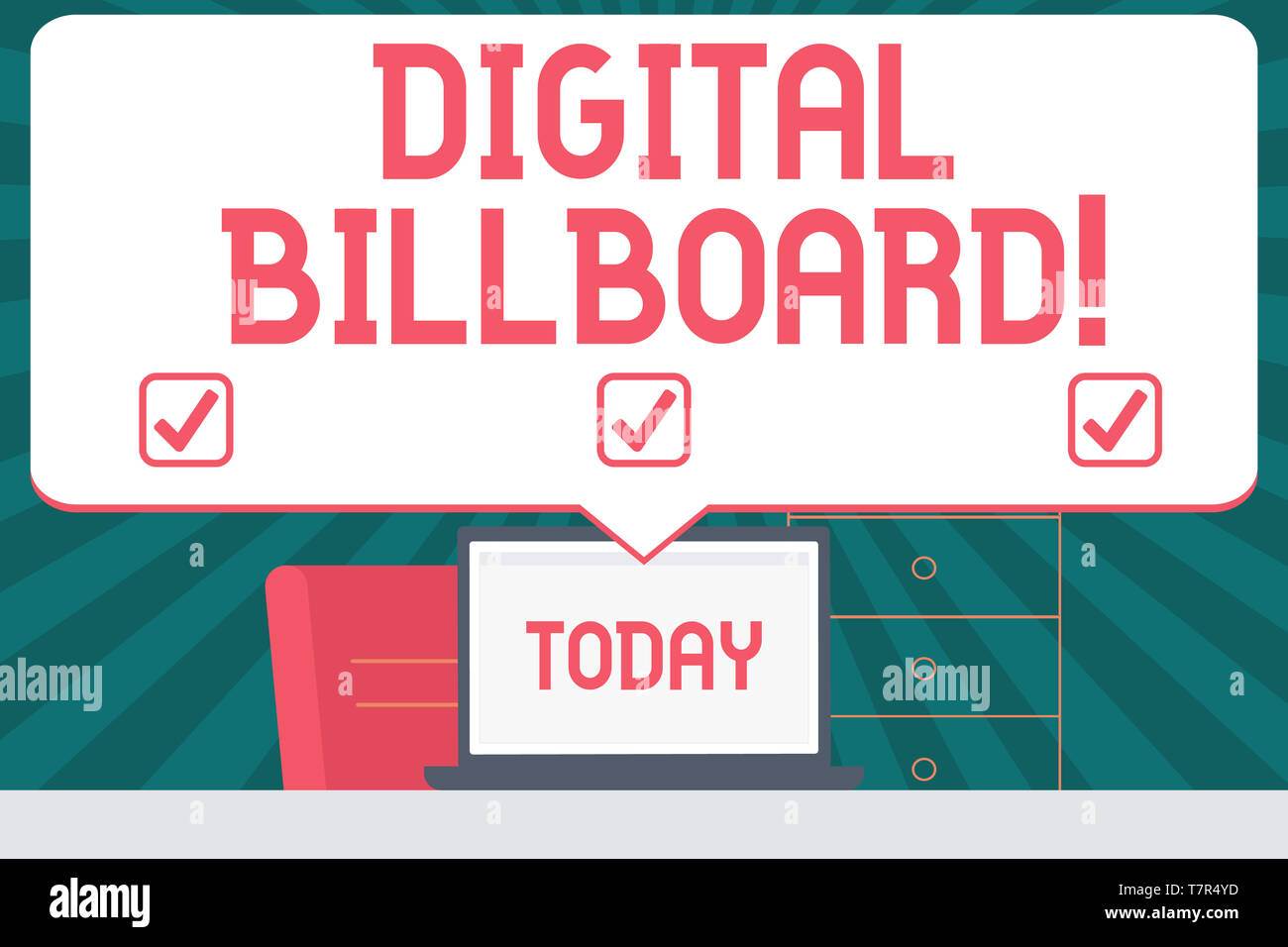 Handwriting text writing Digital Billboard. Conceptual photo billboard ...