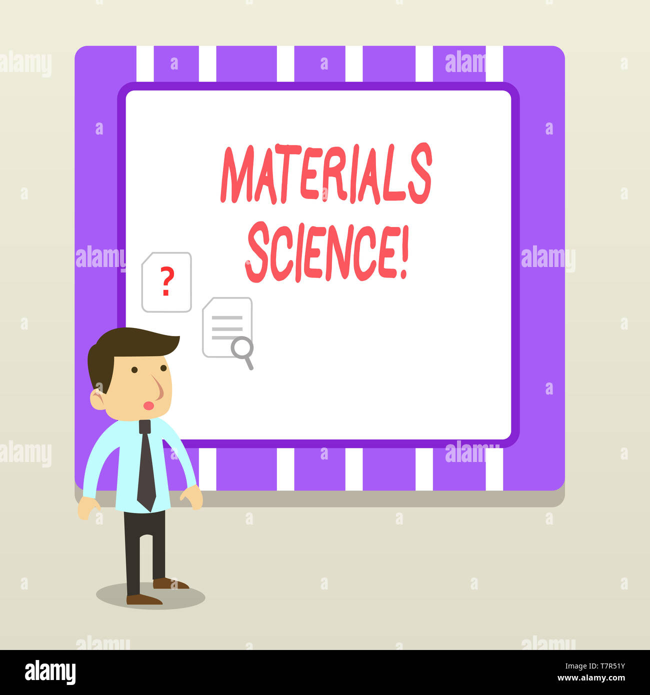 Handwriting text Materials Science. Conceptual photo interdisciplinary ...