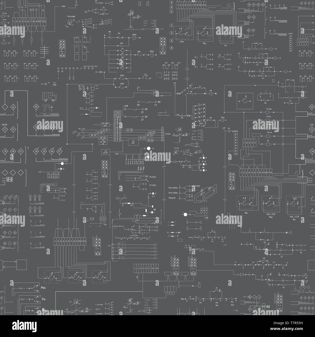 Electricity scheme Stock Vector Images - Alamy