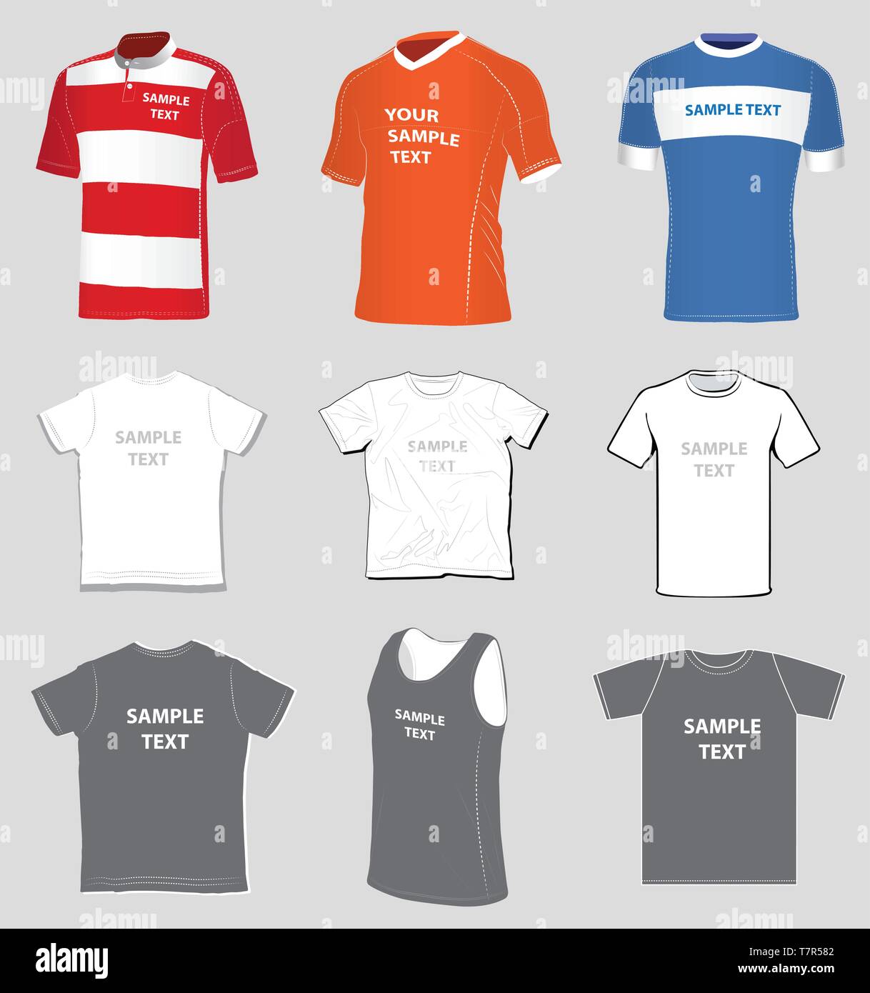 Jerseys Stock Vector Images - Alamy