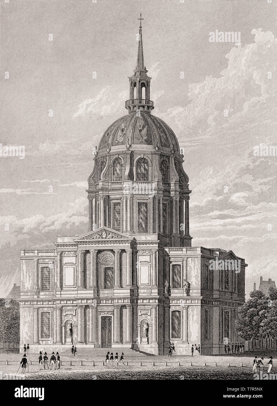 Hotel des invalides drawing hi-res stock photography and images - Alamy