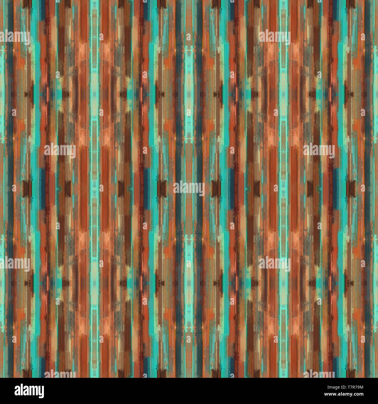 seamless brushed painting pattern with pastel brown, teal blue and ...