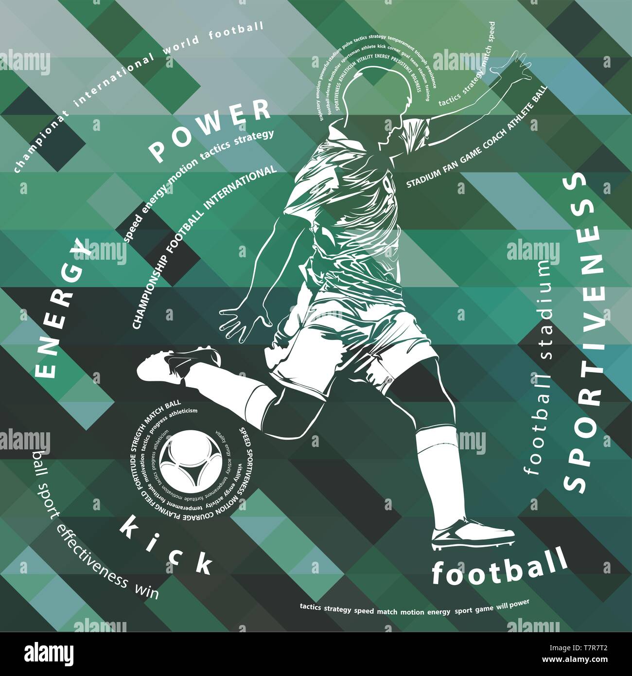 Vector football player Stock Vector Images - Alamy