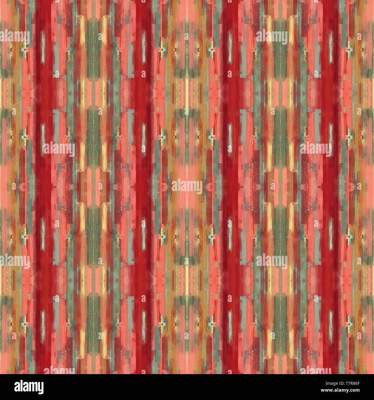 seamless brushed painting pattern with indian red, firebrick and burly ...
