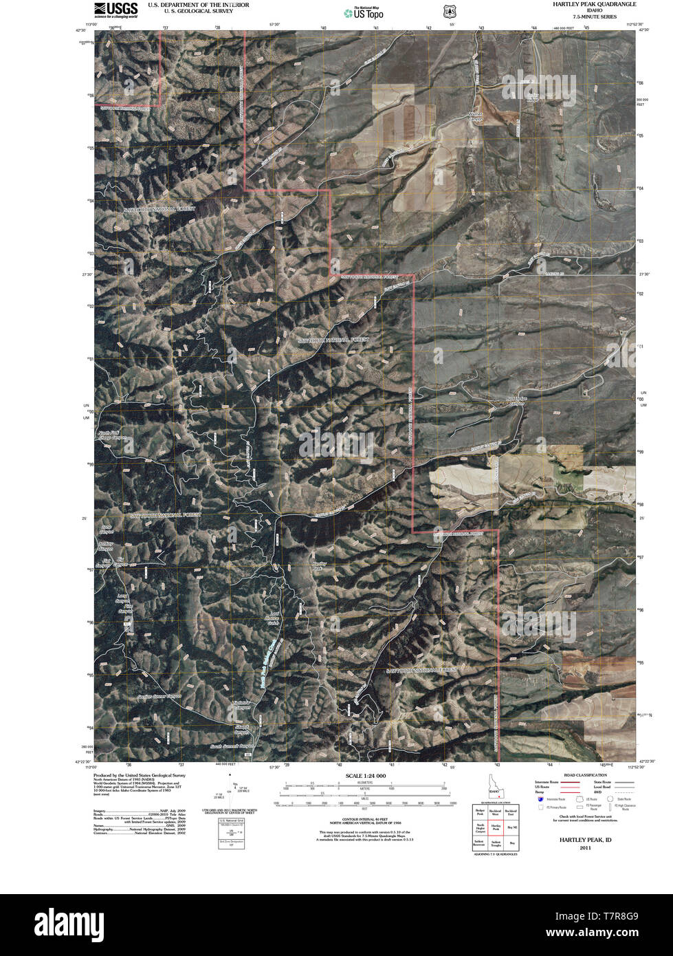 Map of hartley hi-res stock photography and images - Alamy