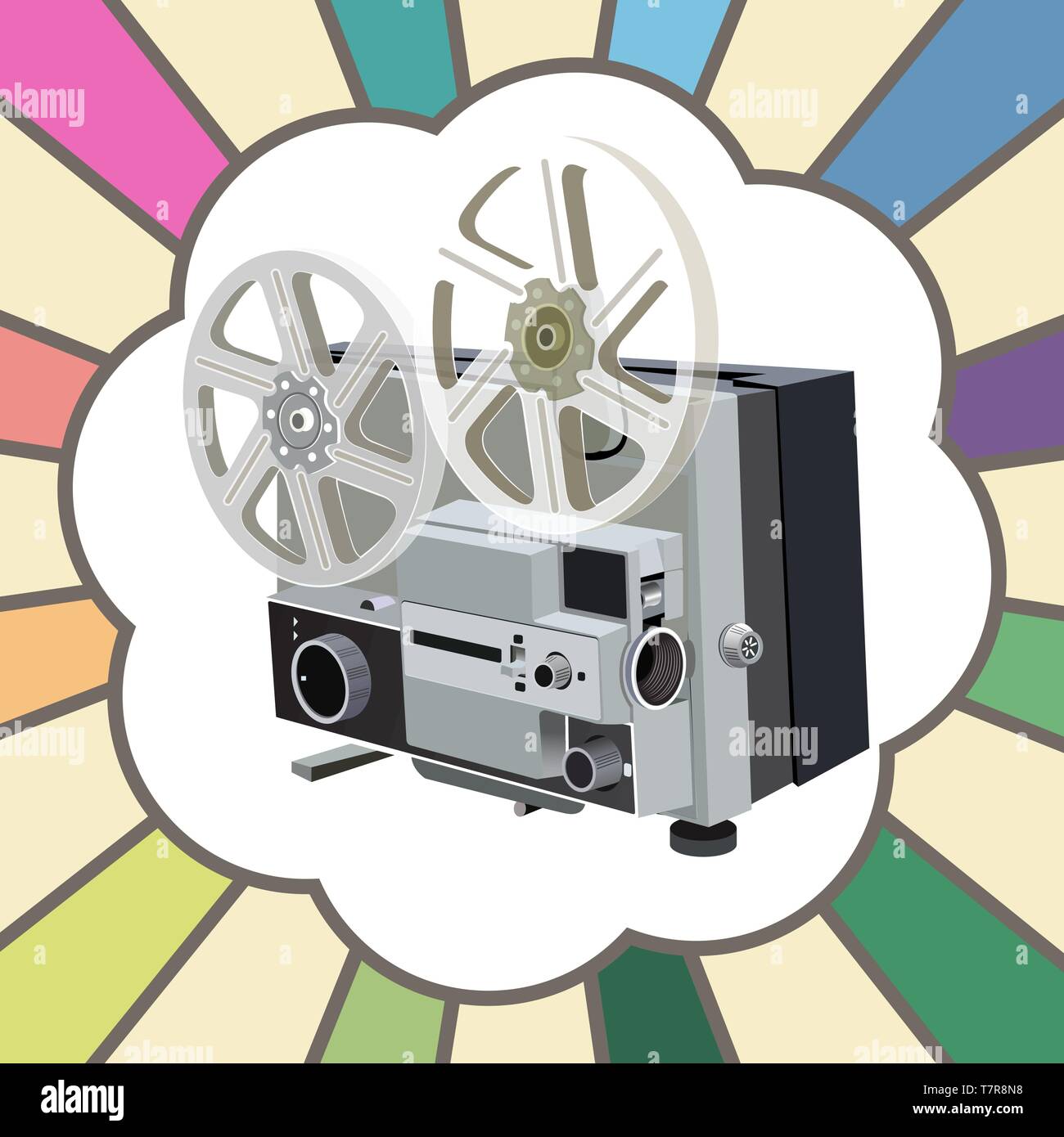 Vintage technology poster hi-res stock photography and images - Alamy