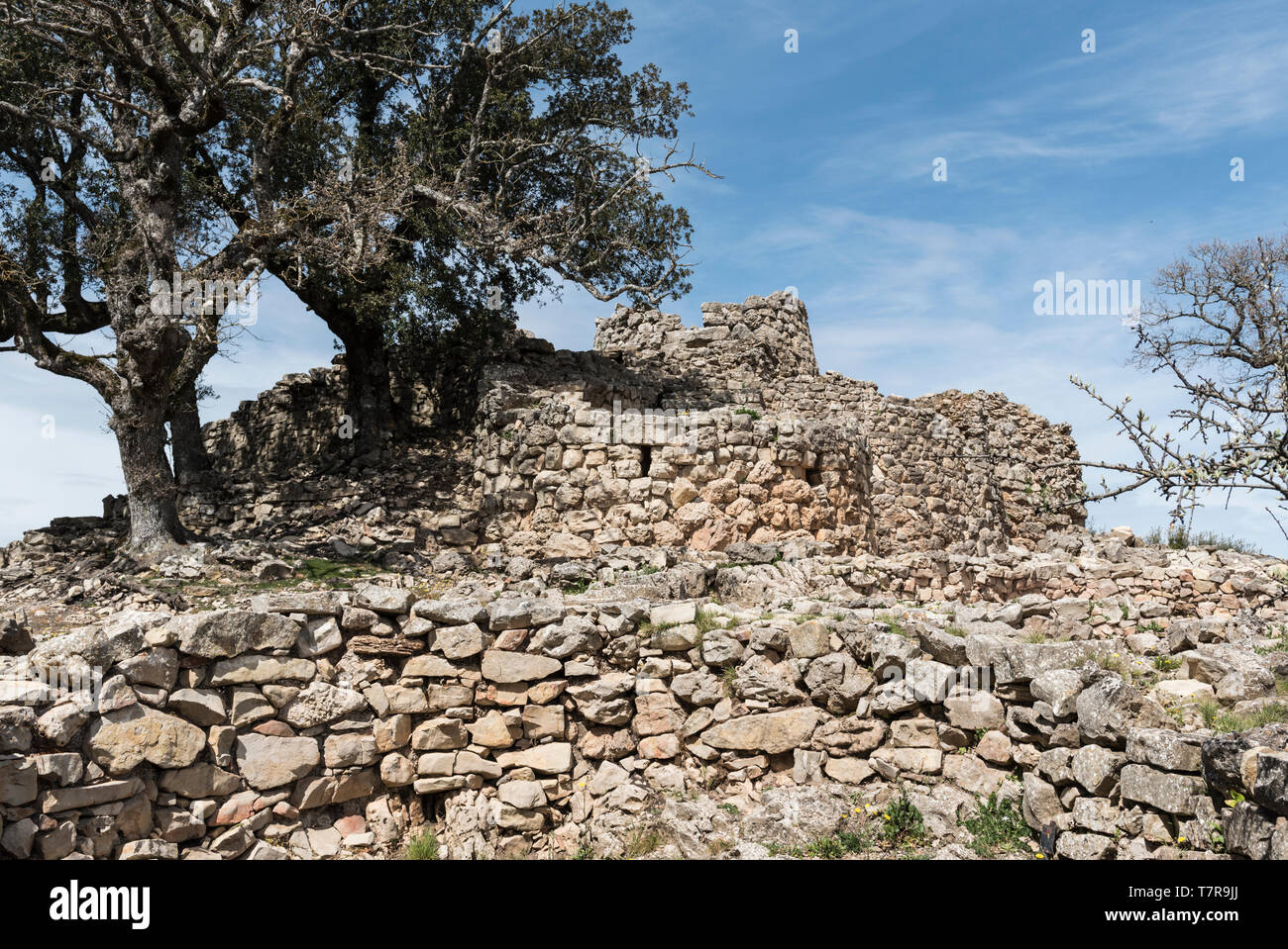 Ancient site of Adoni Nuraghi Stock Photo - Alamy