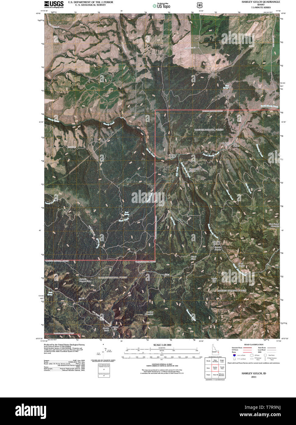 Hawley map hi-res stock photography and images - Alamy