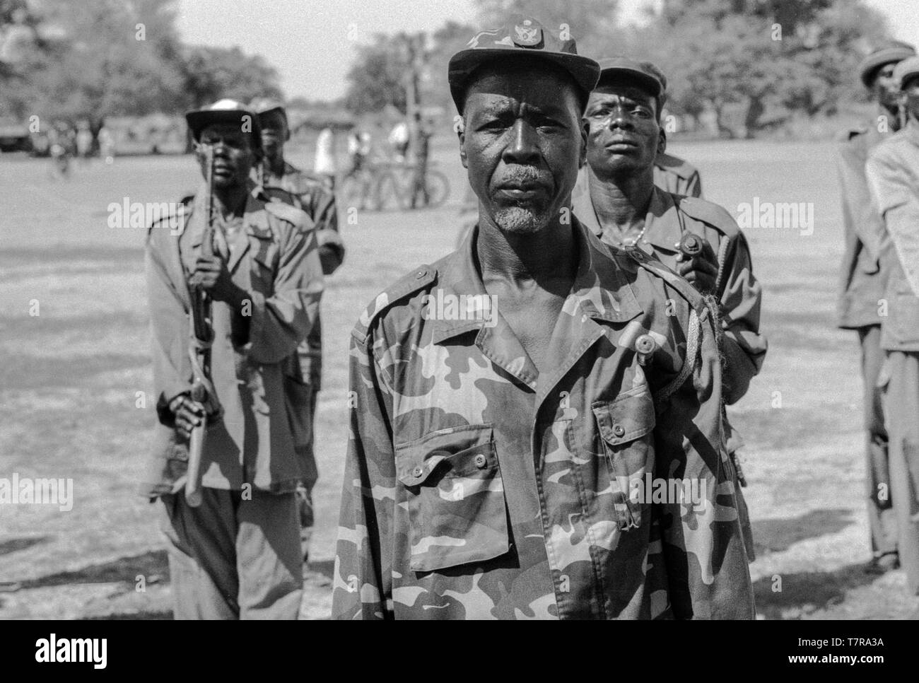 In a small town of Malual kon in south Sudan, the SPLA (Sudanese People ...