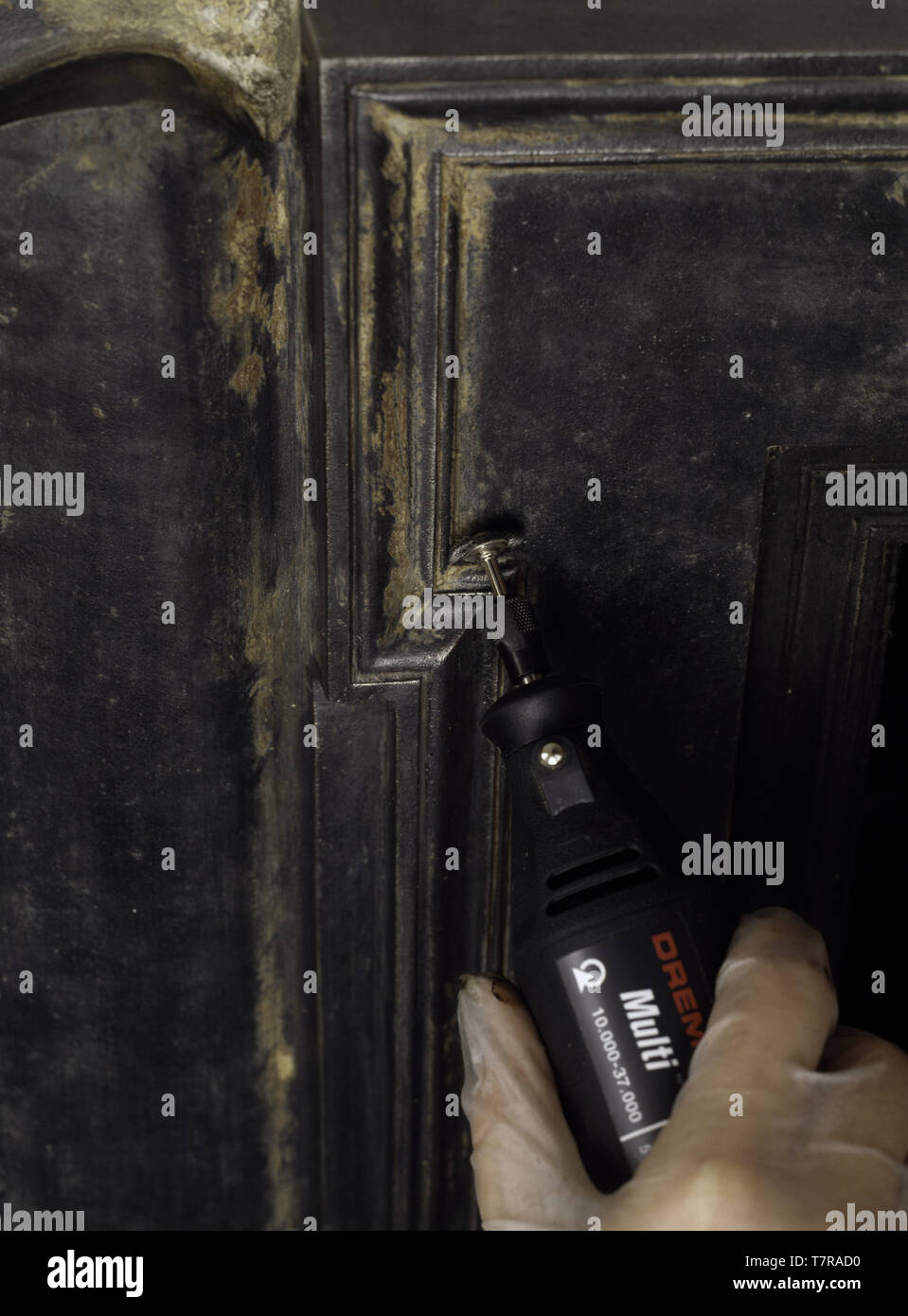 Using a scraper hi-res stock photography and images - Alamy