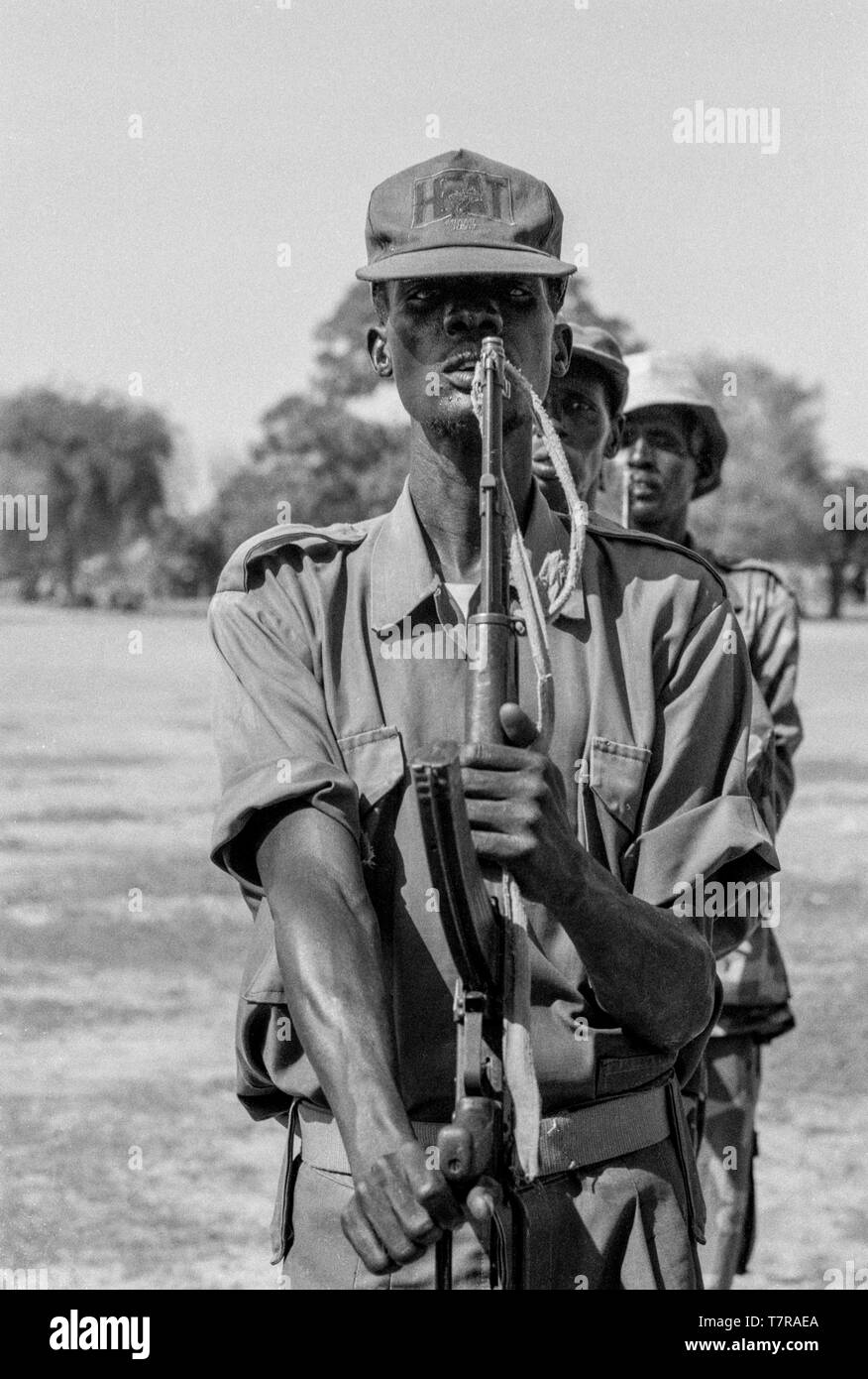 In a small town of Malual kon in south Sudan, the SPLA (Sudanese People ...