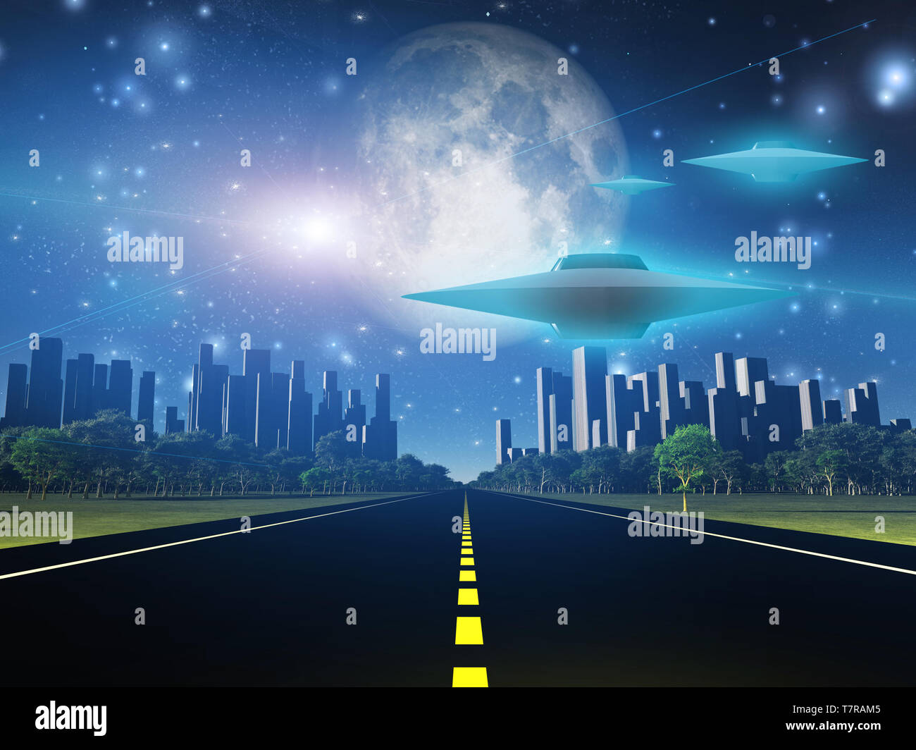 Alien ships hi-res stock photography and images - Alamy