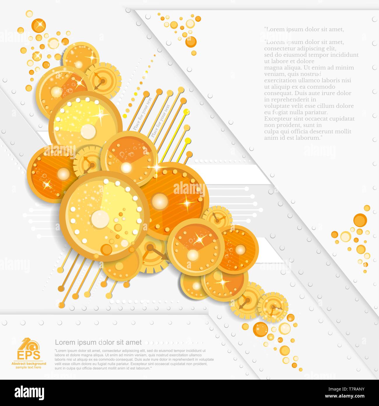 Abstract circle clock pattern background for your business promotional ...