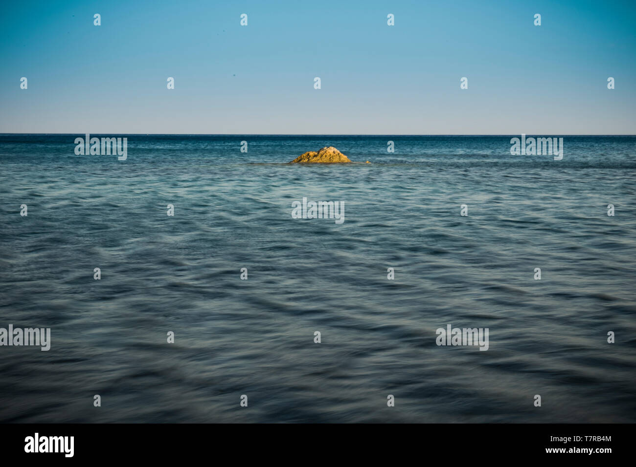 Nice simple sea long exposure Stock Photo - Alamy