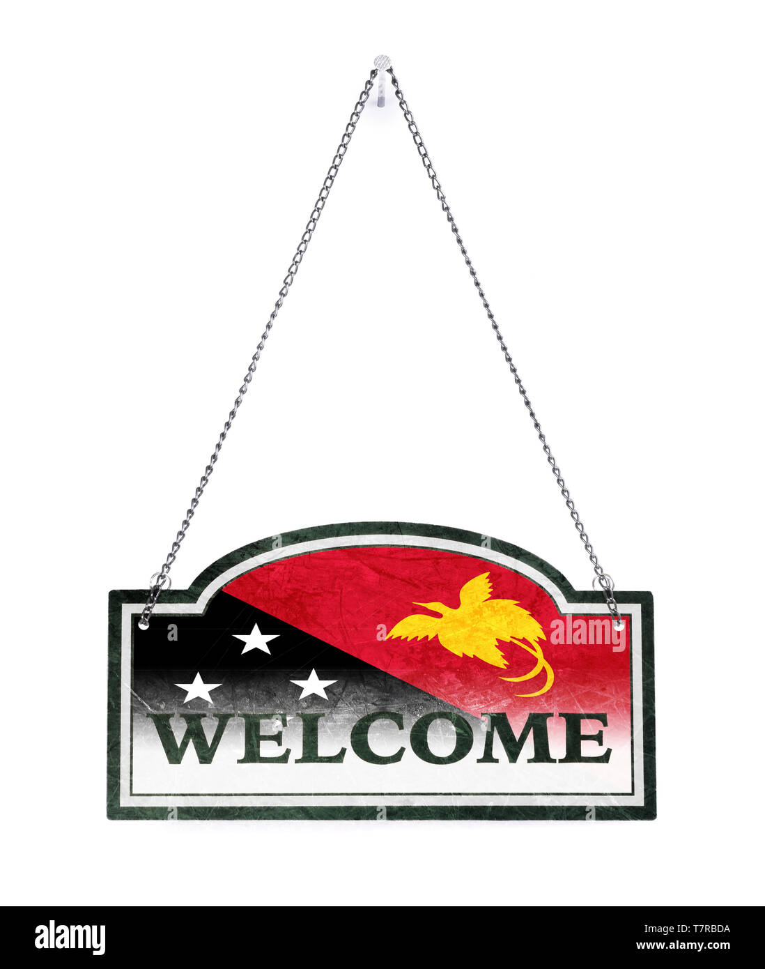 Welcome papua new guinea sign hi-res stock photography and images - Alamy