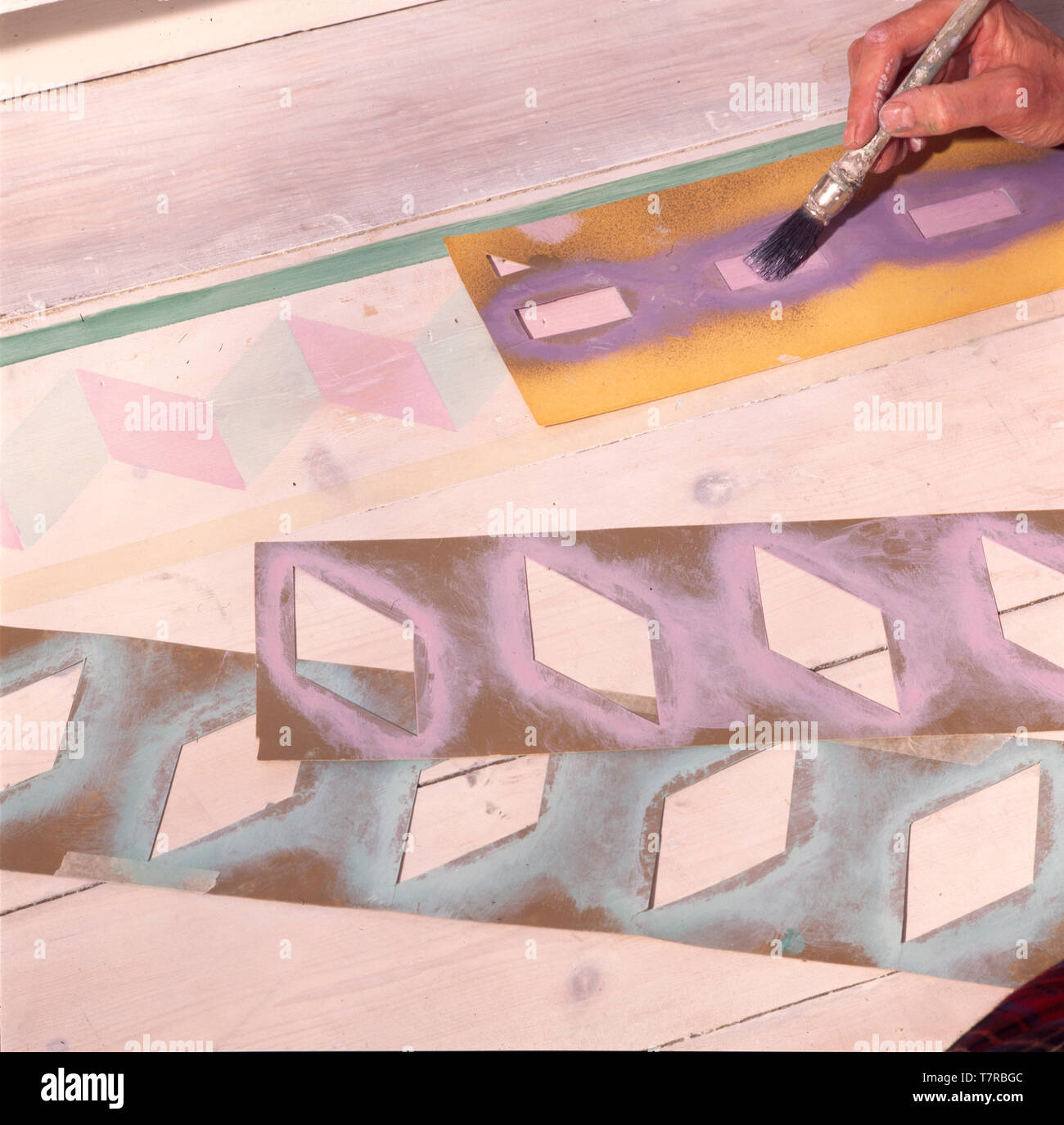 Hand stencils hi-res stock photography and images - Alamy