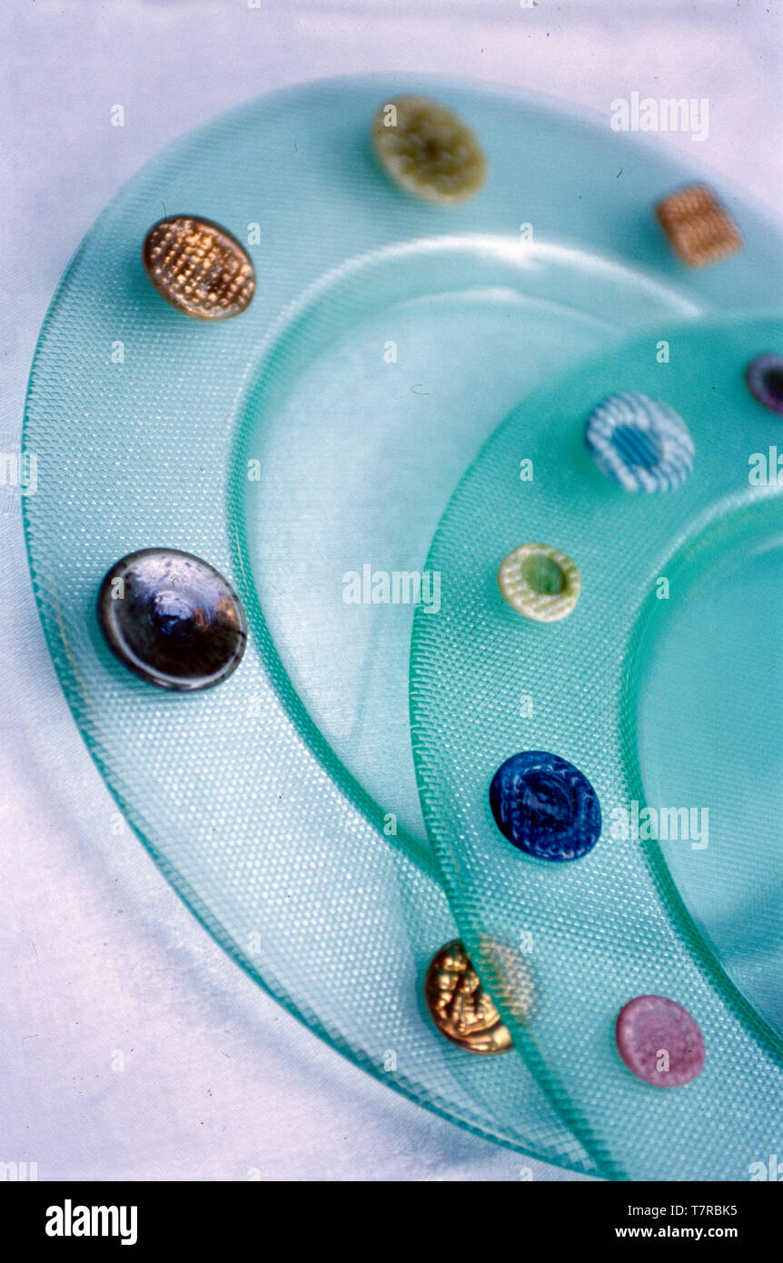 Turquoise plates hi-res stock photography and images - Alamy