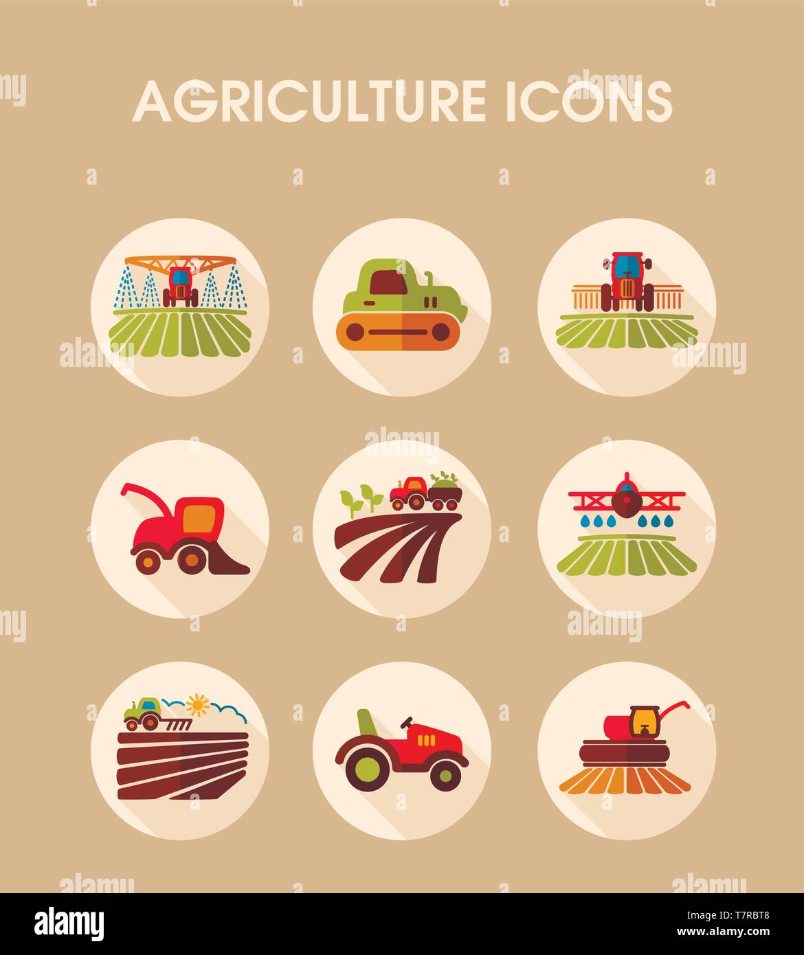 Farm Field icon. Agriculture transport sign. Graph symbol for your web ...