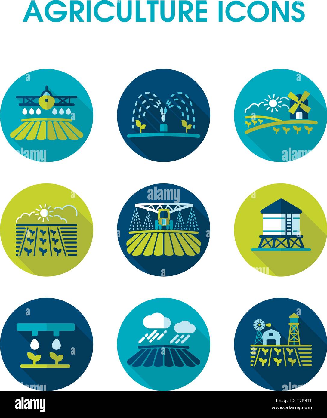 Farm Field icon. Agriculture sign. Graph symbol for your web site ...