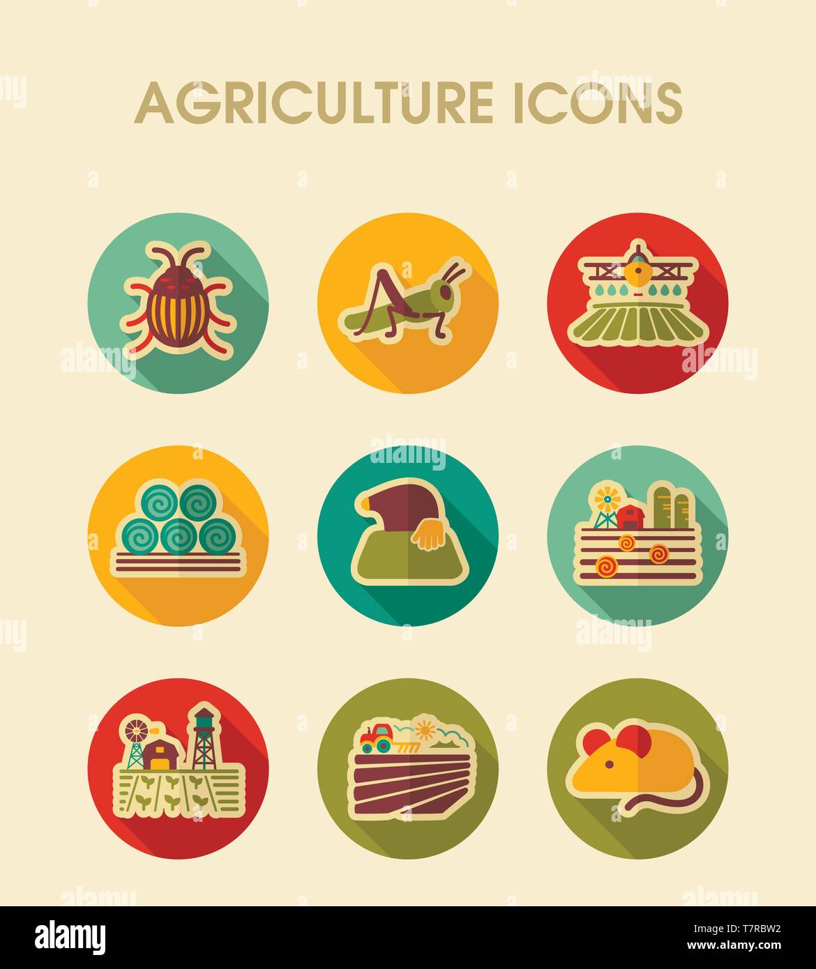 Farm Field icon. Agriculture sign. Graph symbol for your web site ...