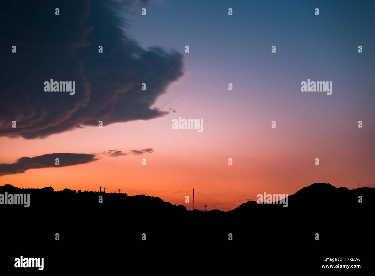 Beautiful Sunset After Rain High Resolution Stock Photography and ...