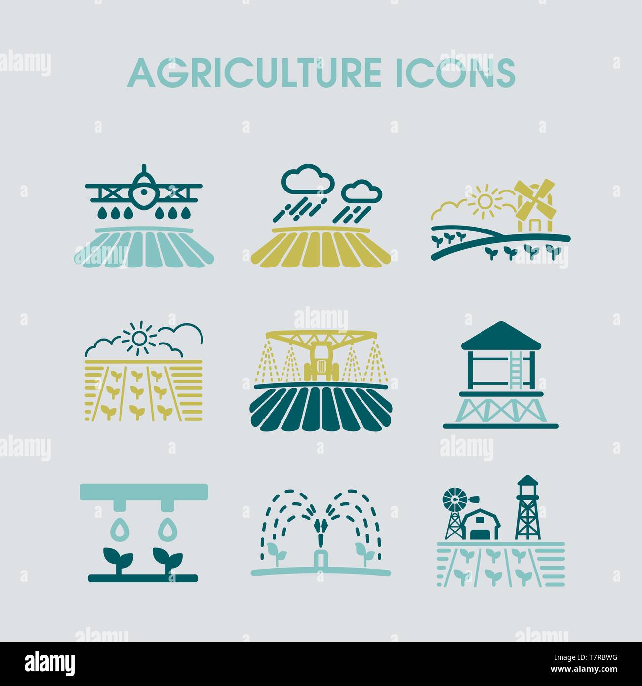Farmer reservoir Stock Vector Images - Alamy