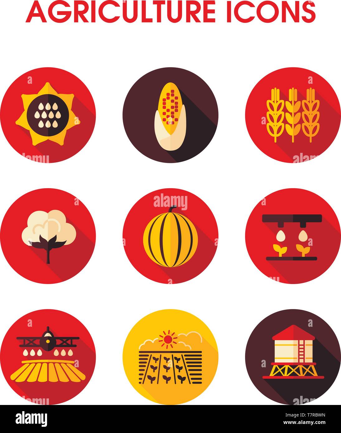 Farm Field icon. Agriculture sign. Graph symbol for your web site ...