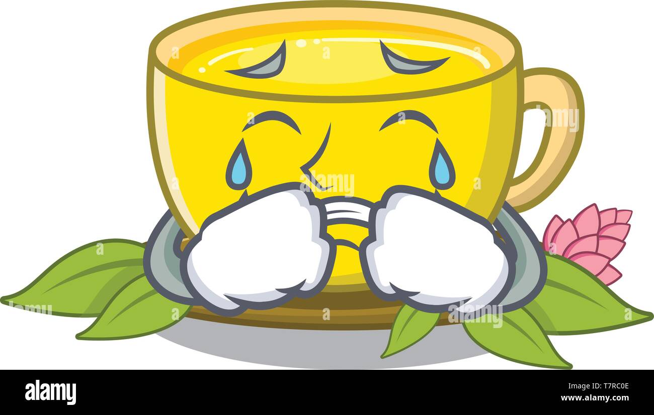 Crying turmeric tea in the cartoon shape Stock Vector Image & Art - Alamy